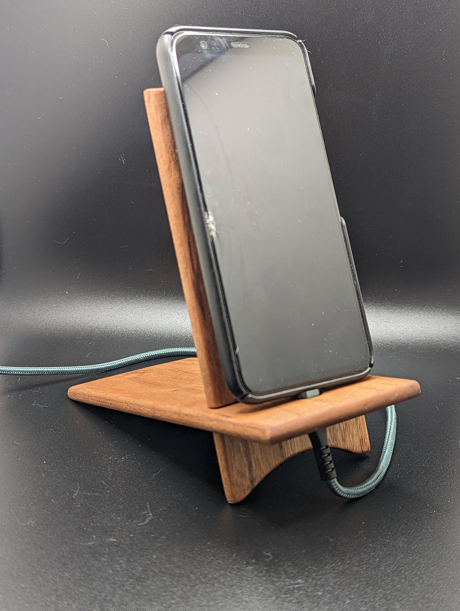 Phone Stand (Walnut) – Giroux Woodcraft
